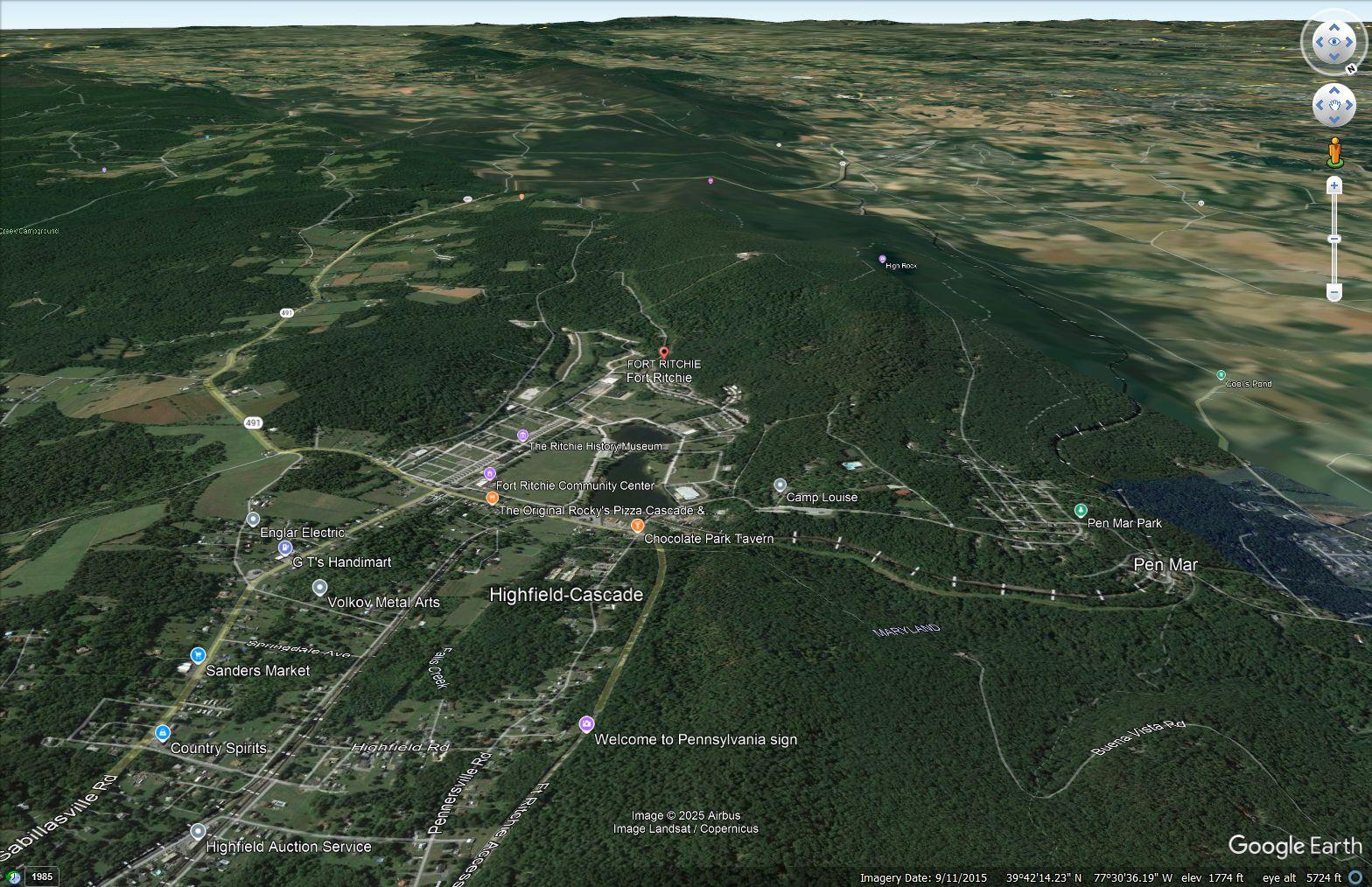 Fort Ritchie near PenMar Raven Rock in Cascade Maryland – wp EASTGHOST com